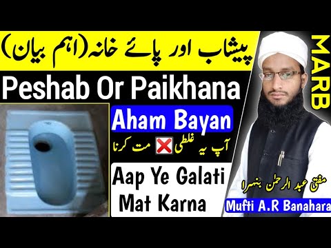 Islam Mein Peshab Aur Paikhana Karna Important Bayan Or Aap Ye Galati ...