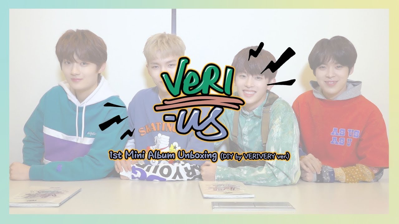 VERIVERY 1st MINI ALBUM [VERI-US] Unboxing - DIY by VERIVERY ver. - YouTube
