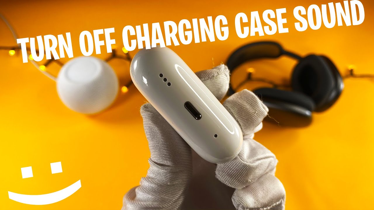 AirPods Pro 2 How To Turn Off / On Charging Case Sound - YouTube