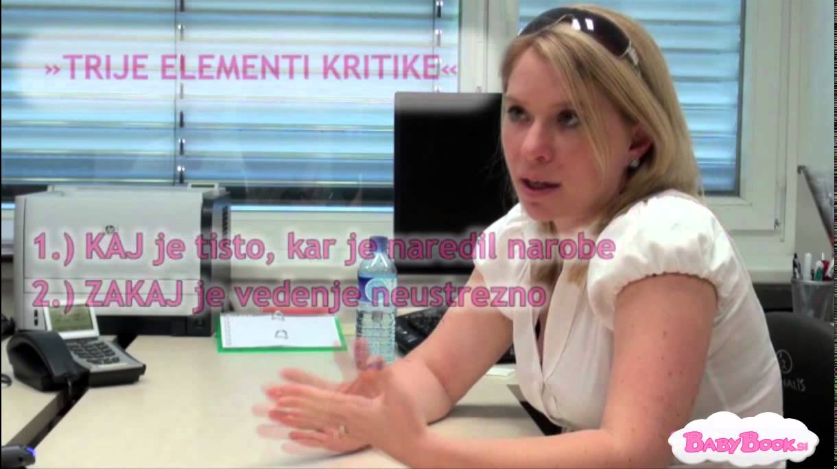 Kakšna naj bo kritika, pohvala - YouTube