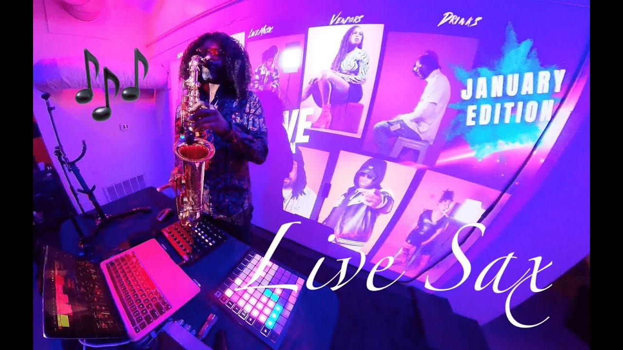 Deep House Saxophone Mix Live Tiny Desk at the Kre8 Place - YouTube