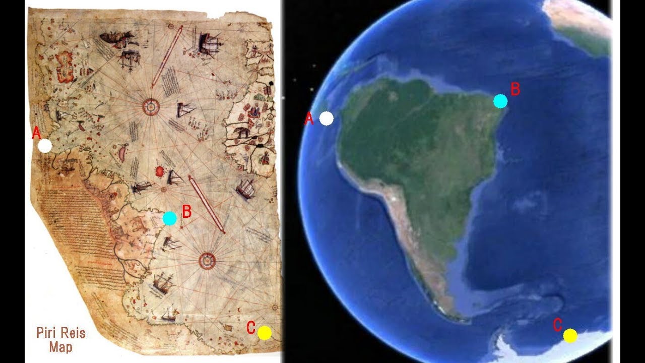 3119【01重改】The Peninsula in Piri Reis Map is Antarctica and its Proof ピリ ...