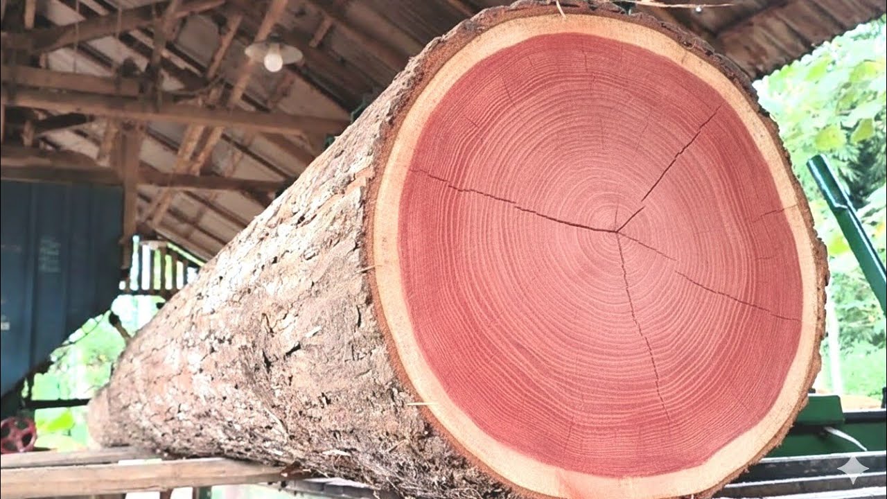 The process of sawing a 22 foot long piece of mahogany is the most ...