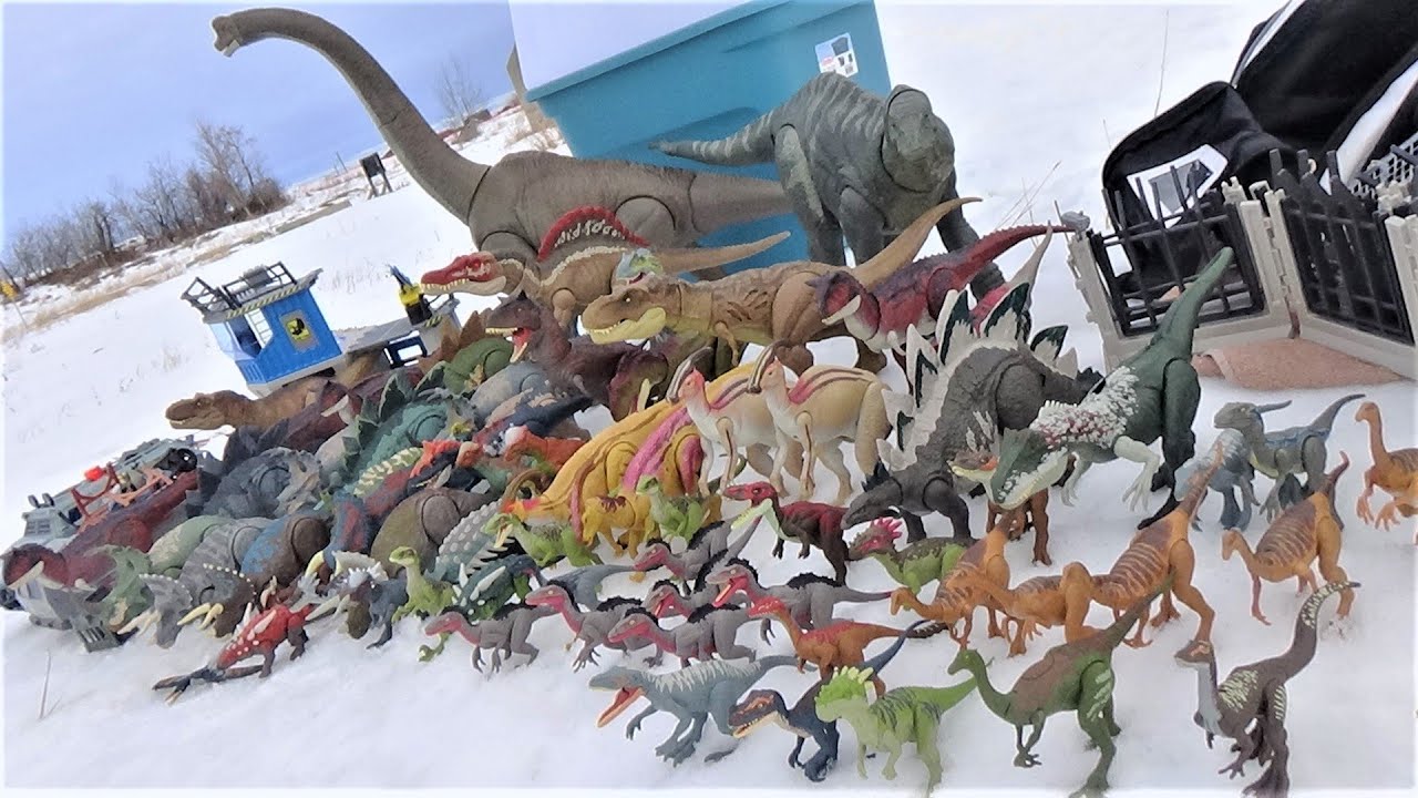 Jurassic World Dinosaur ARMY - YouTube