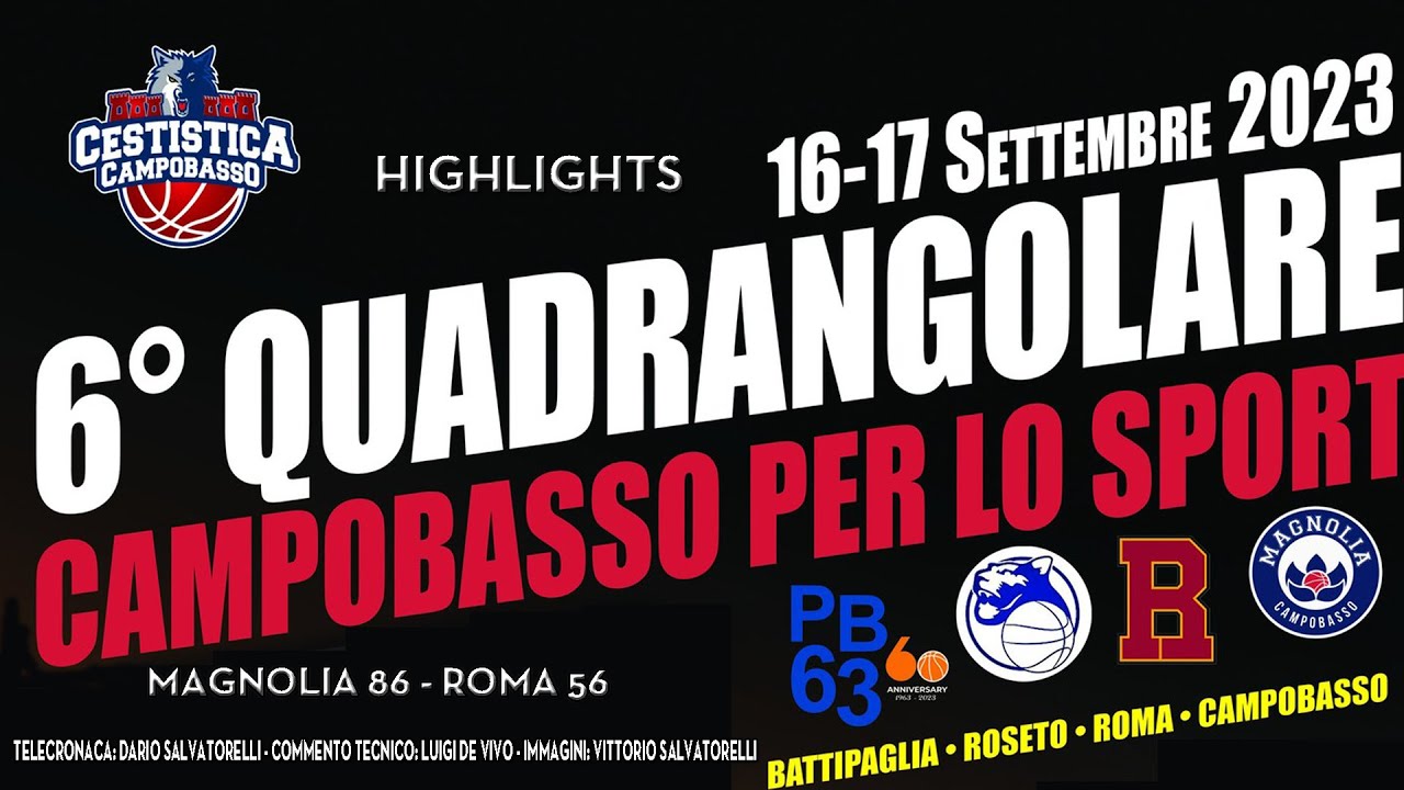 Campobasso per lo sport: gli highlights di @MagnoliaCampobassoChannel ...