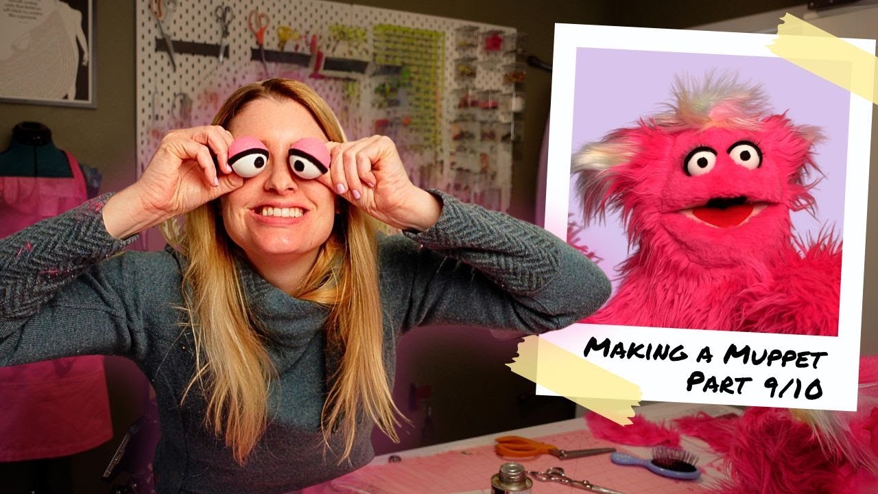 MAKING A MUPPET - Eye Application 9/10 - YouTube