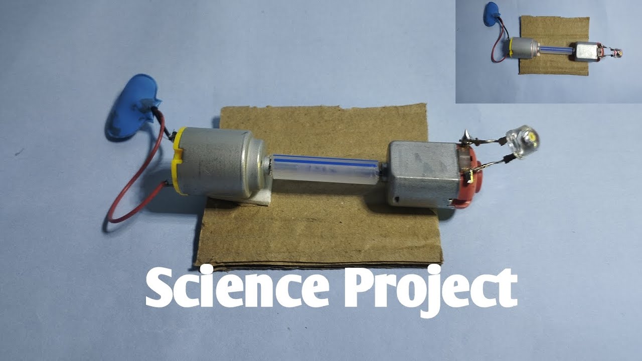 How to Generate Free Energy with Two small dc motor | Science project ...