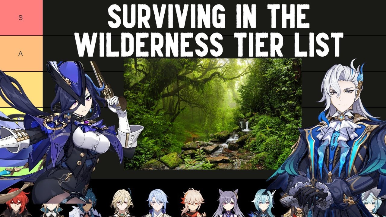 The Characters Surviving In The Wilderness Tier List Genshin Impact ...