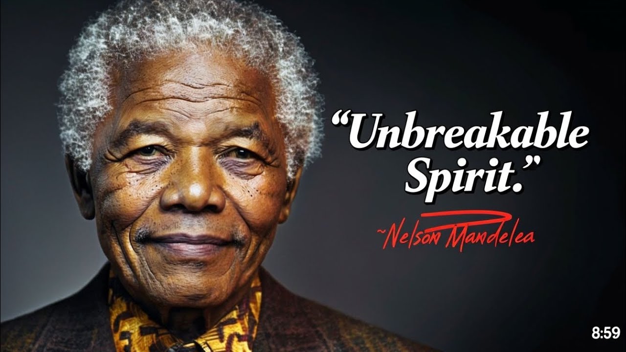 Unbreakable Spirit: Nelson Mandela’s Most Powerful Motivational Speech ...