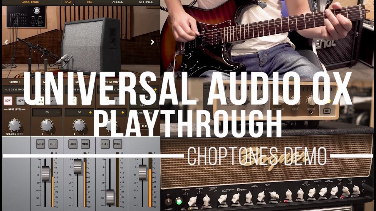 Universal Audio OX Amp Top Box | Playthrough Demo - YouTube