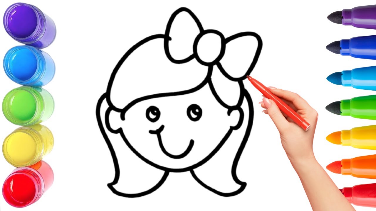 How To Draw cute hade Drawing, Painting & Coloring For Kids and ...