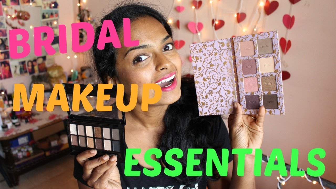 BRIDAL MAKEUP ESSENTIALS - YouTube