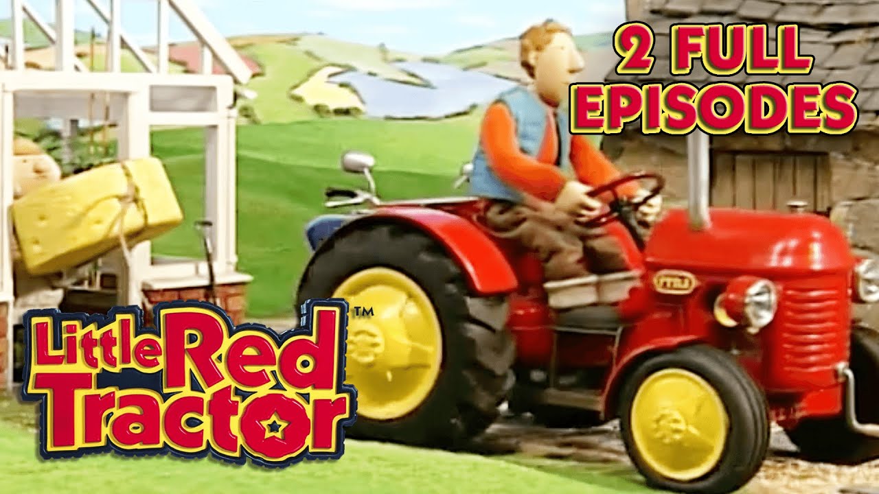 Cheesy Tractor Business | 2 Full Episodes | Little Red Tractor - YouTube