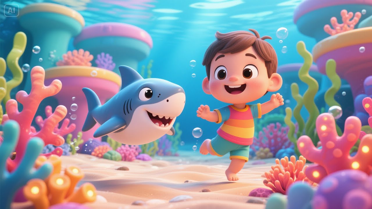 Sharky Party – Baby Shark Dance Time | Popular Kids Song | Educational ...