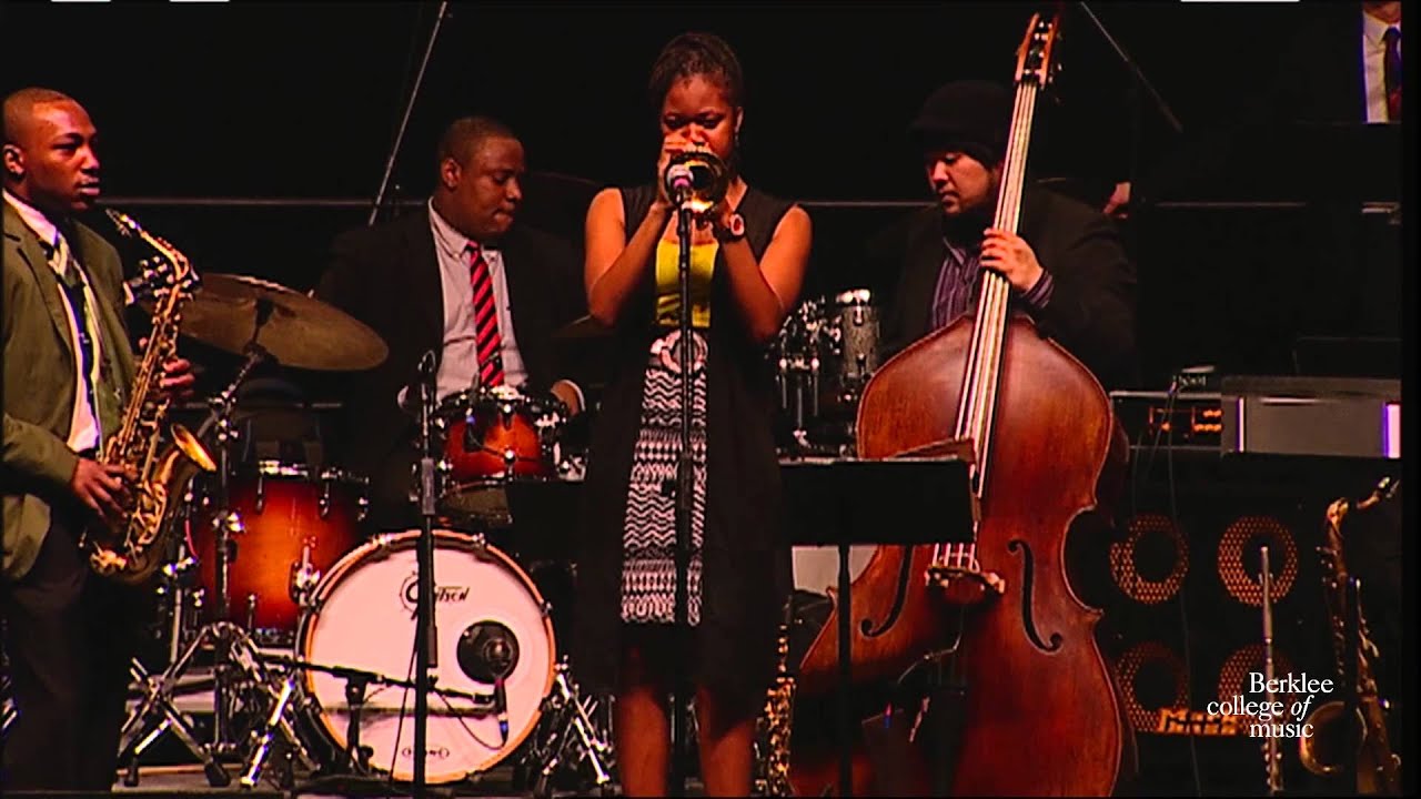 HSJF 2014 Berklee Rainbow Big Band directed by Tia Fuller - YouTube