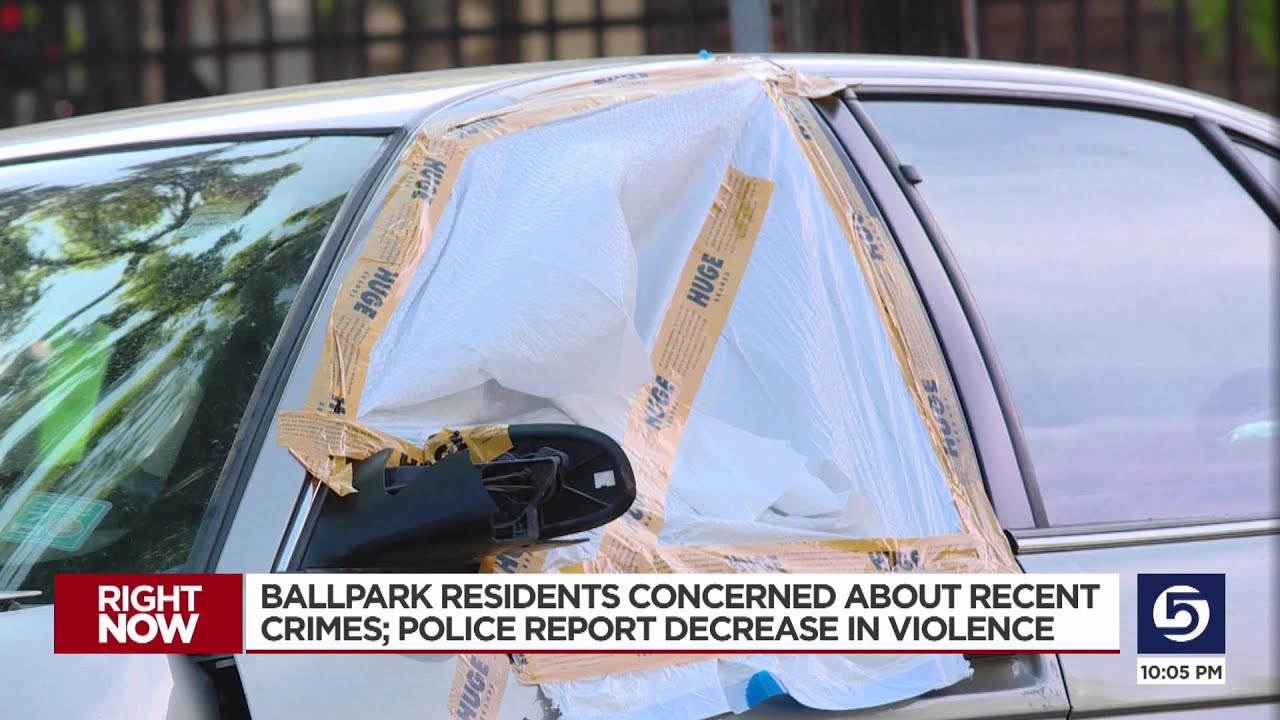 Ballpark residents concerned about recent crimes, police report decrease in violence - YouTube