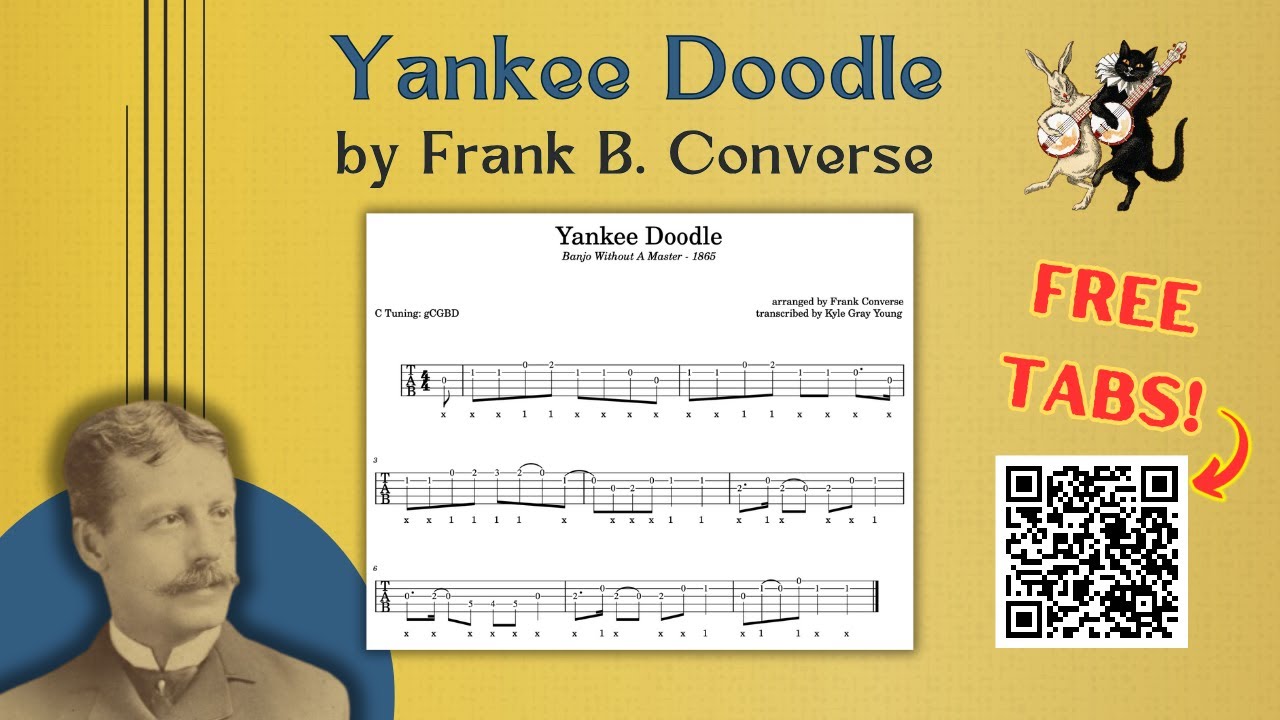 Yankee Doodle – Frank Converse (1865 banjo tabs) - YouTube