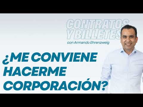 ¿Me conviene hacerme corporación? - YouTube