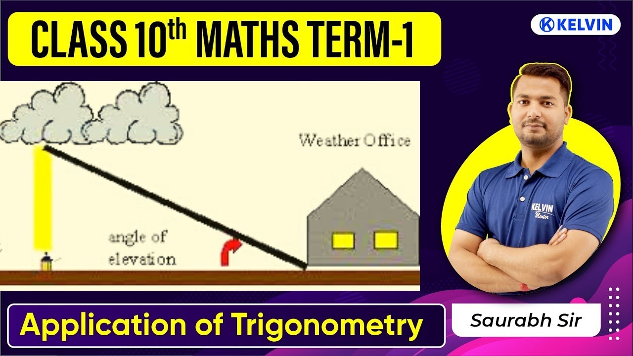 Class 10 Maths Application of Trigonometry | Cloud Based Questions in ...