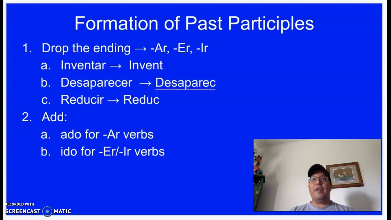 Past Participle Notes - YouTube