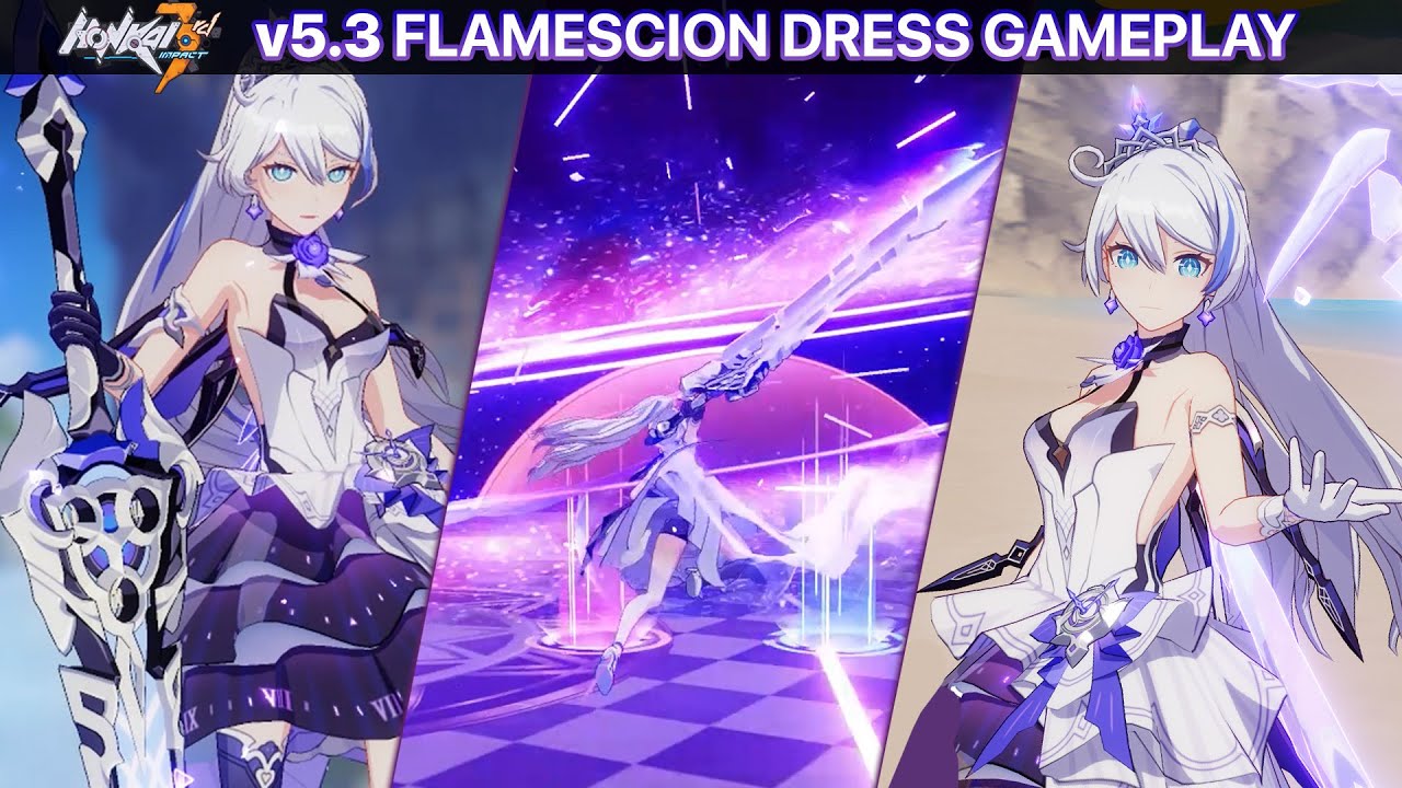 Honkai 5.3 - Flamescion Time Runner Outfit Gameplay - The prettiest ...