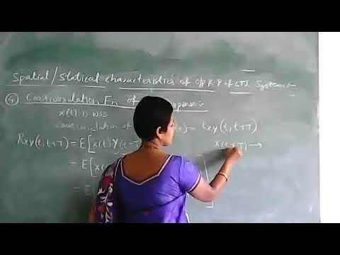 Spectral/spatial characteristic-4 of output response of LTI system- Cross correlation of system ...