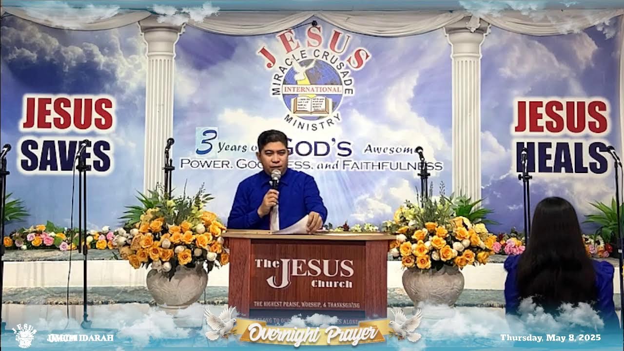 BLESSED OVERNIGHT PRAYER - Thursday, May 8, 2025 - YouTube