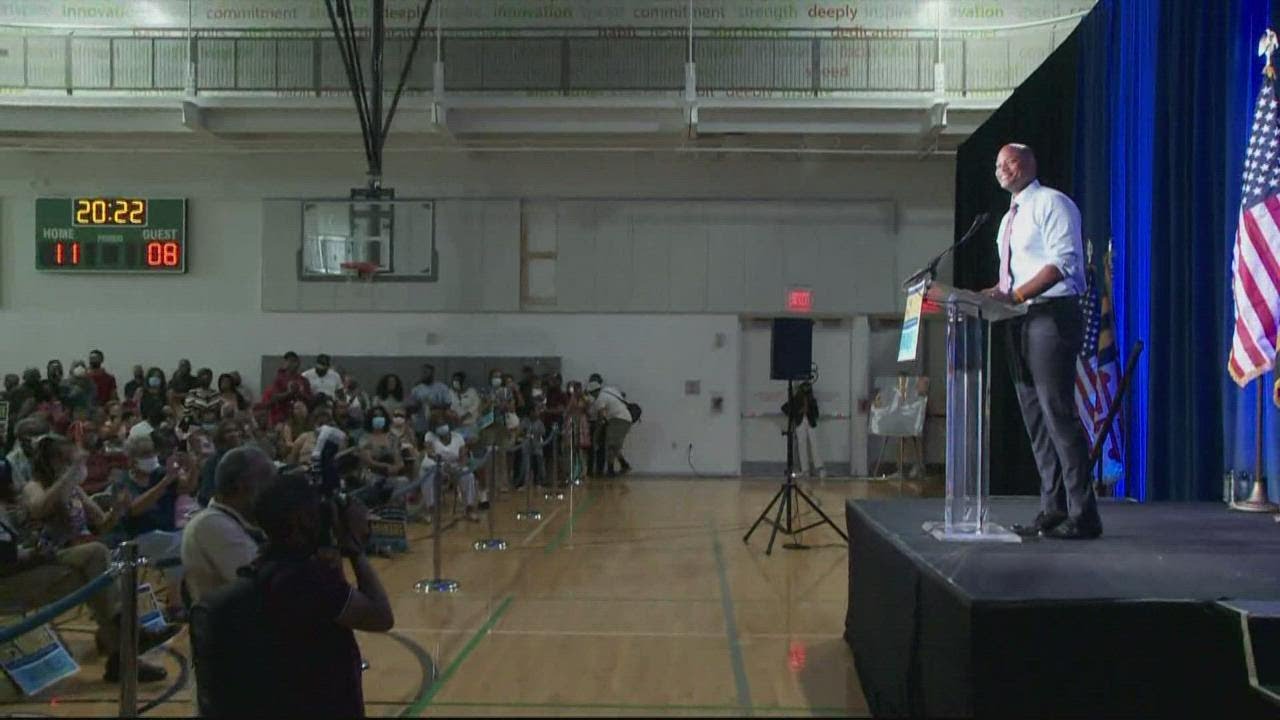 Wes Moore holds general election rally for Maryland governor - YouTube