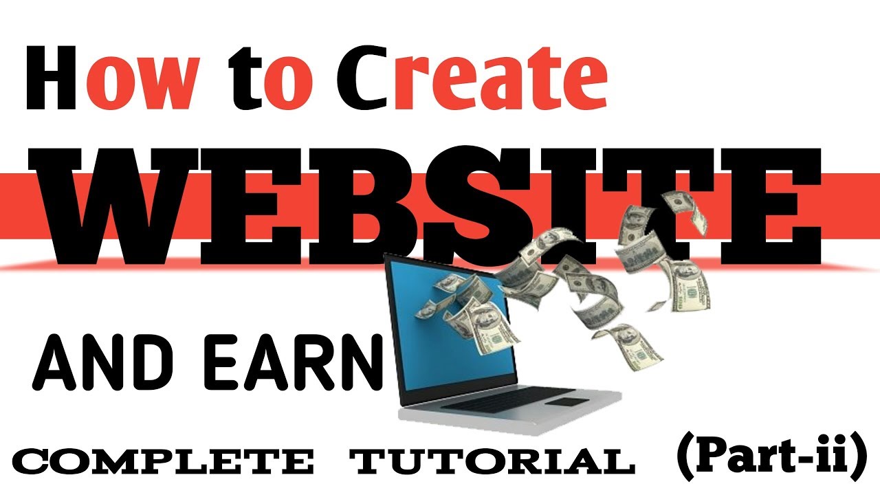 How to create a website using HTML and CSS part-ii....(complete website tutorial) - YouTube