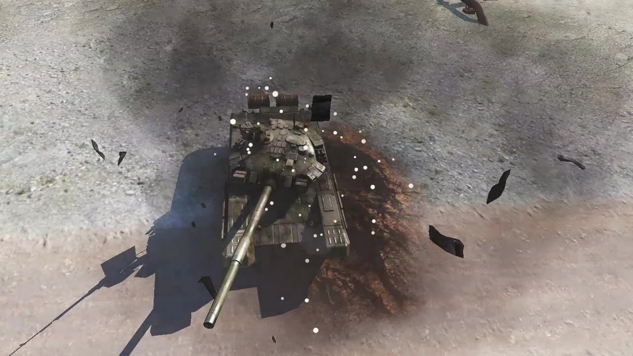 Tank got hit by AIM-9L sidewinder TWICE but didn't blow up :( - YouTube