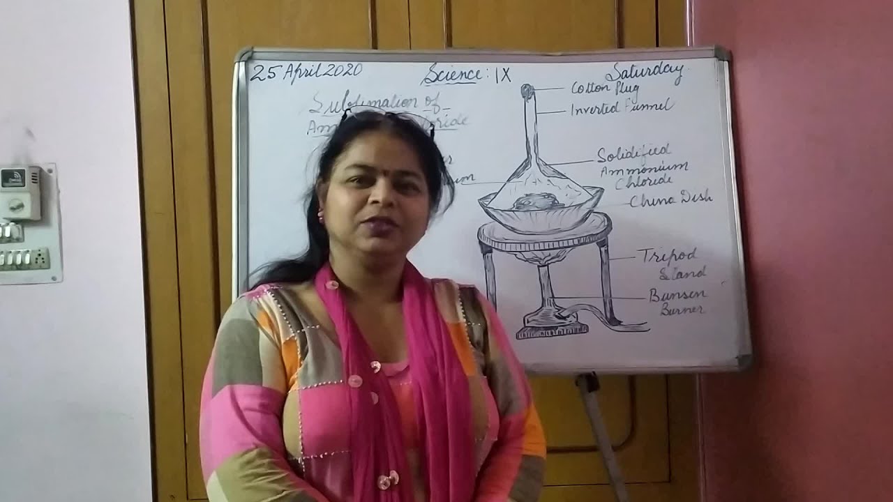 Class 9 (Science) Enrichment Activity - Sublimation - YouTube