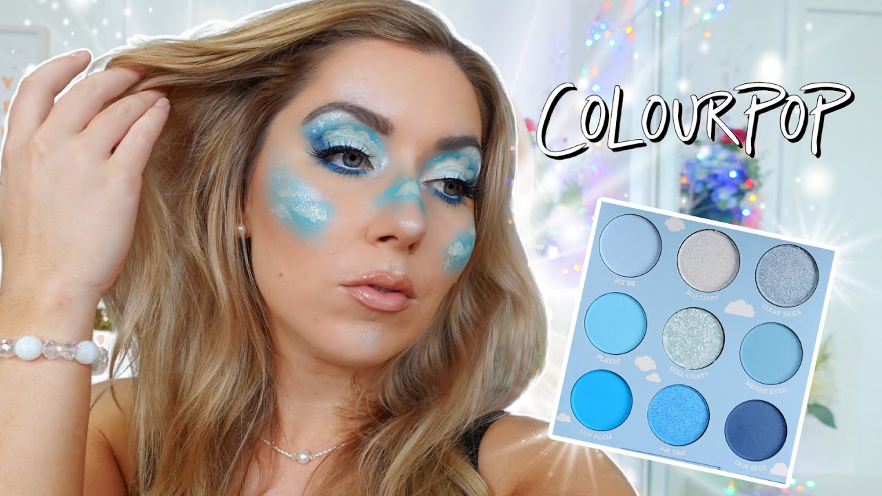 COLOURPOP ON CLOUD BLUE PALETTE TUTORIAL, SWATCHES, COMPARISON & REVIEW ...