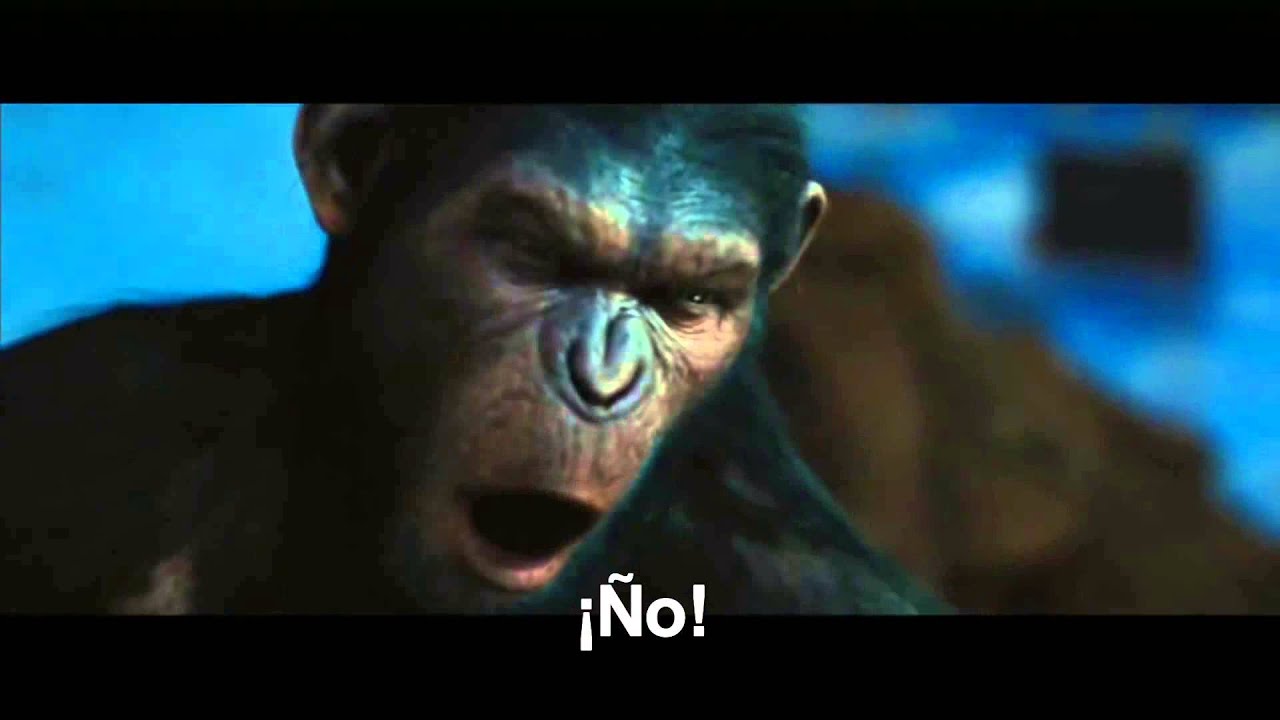 El Planeta de los Simios: César dice "ño" - YouTube