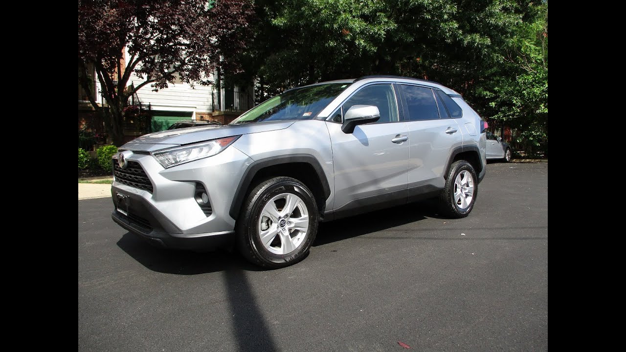 (A634) 2019 TOYOTA RAV4 XLE (SILVER) LOW MILES, ONE OWNER!! - YouTube