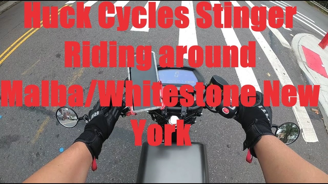 Huck Cycles Stinger Riding around Malba/Whitestone New York - YouTube