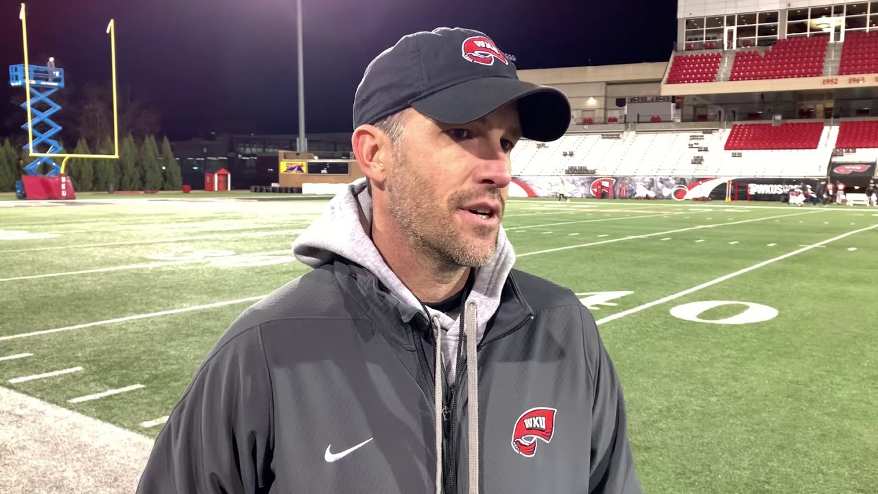 WKU FB HC Tyson Helton 11-21-19 - YouTube