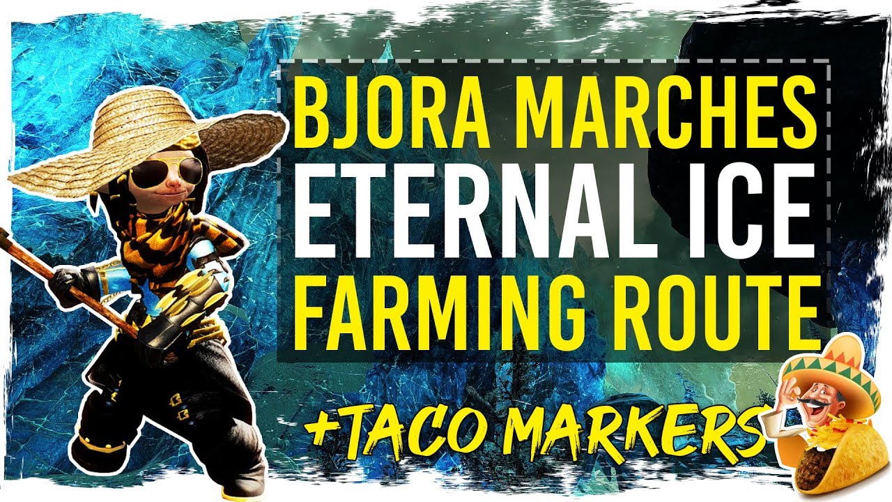 Guild Wars 2 - Bjora Marches Eternal Ice Farming Route (UPDATED) with ...
