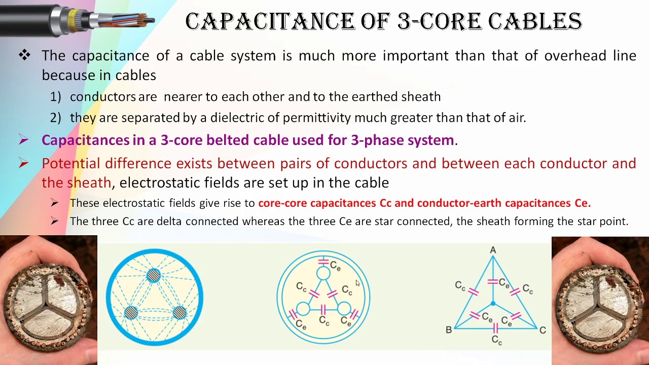 CAPACITANCE OF 3-CORE CABLES | EE301 KTU POWER GENERATION, TRANSMISSION ...