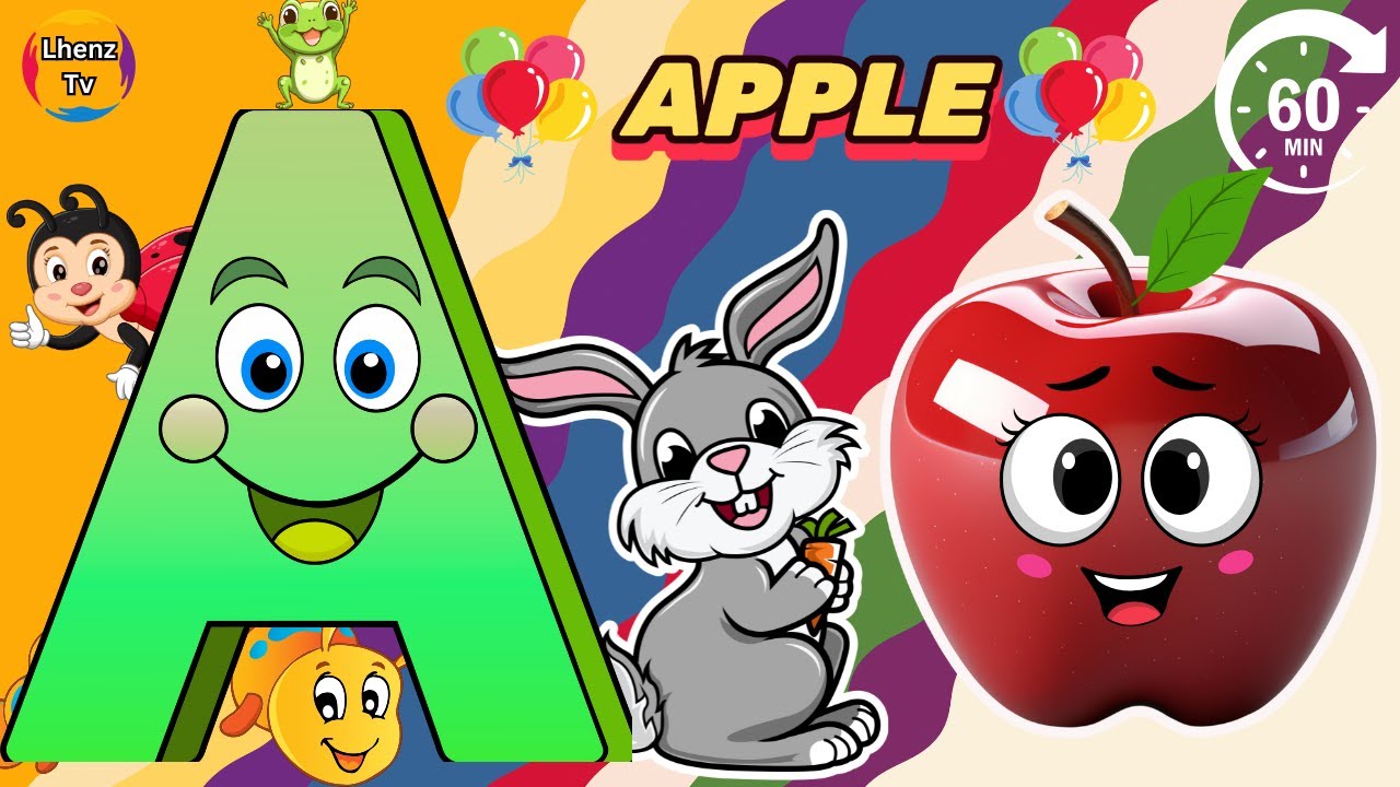 🎶ABC Fun Kids Song/ Phonics Song ABC for Kids/ Learning ABC Is So Much Fun/ A is Apple🍎, B is ...