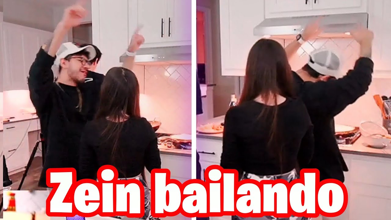 Zein y sus pasitos de cumbia enfrente de IJenz - YouTube