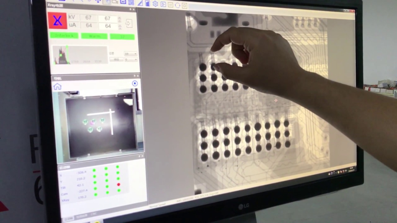 SMT Machine BGA X-ray Inspection Machine X6600 inspect PCB solder weld ...