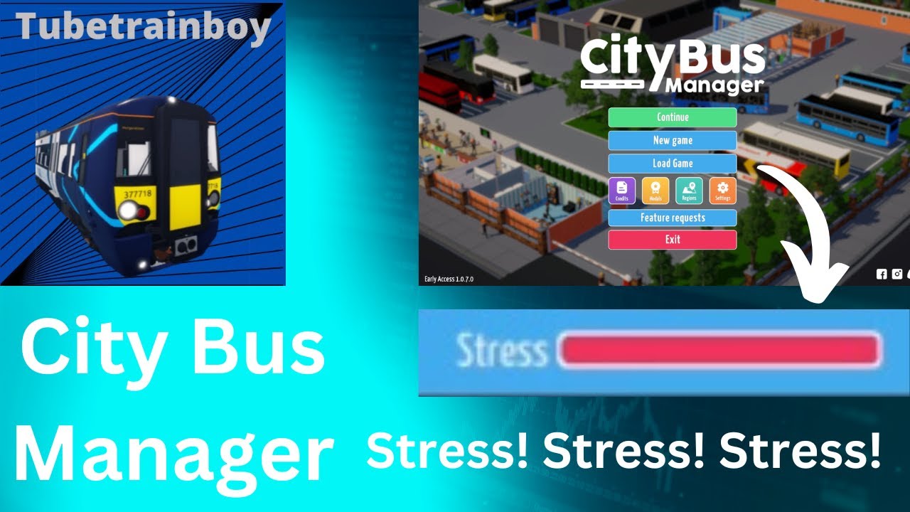 Stress! Stress! Stress! | City Bus Manager #5 | Tubetrainboy - YouTube