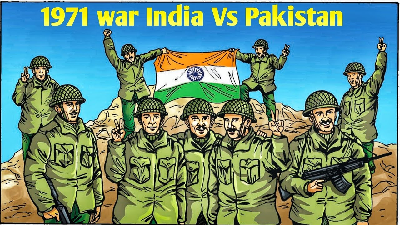 1971 India🇮🇳 Vs Pakistan🇵🇰 war | Country ball animation india # ...