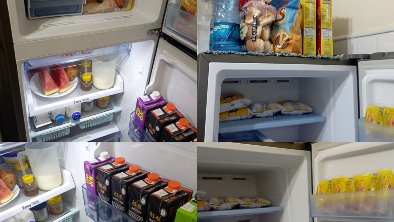 CLEANING AND RESTOCKING MY REFRIGERATOR - YouTube
