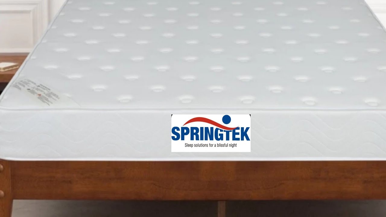 unboxing of springtek 8" mattress - YouTube