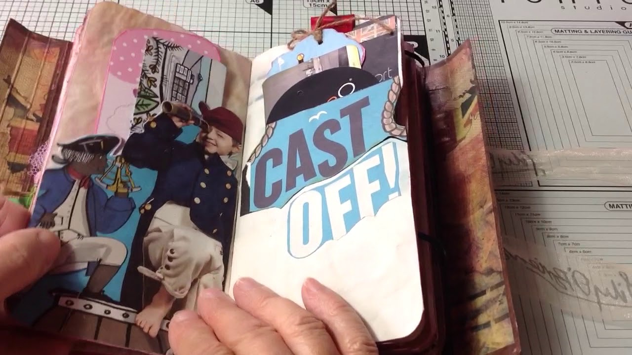 Magpie Junk Journal swap for Junk Journal Junkies event. - YouTube