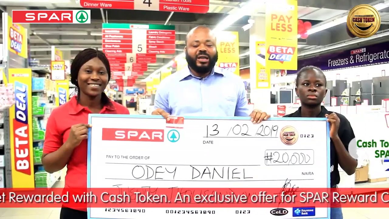 CashToken 20k winner Odey Daniel - YouTube