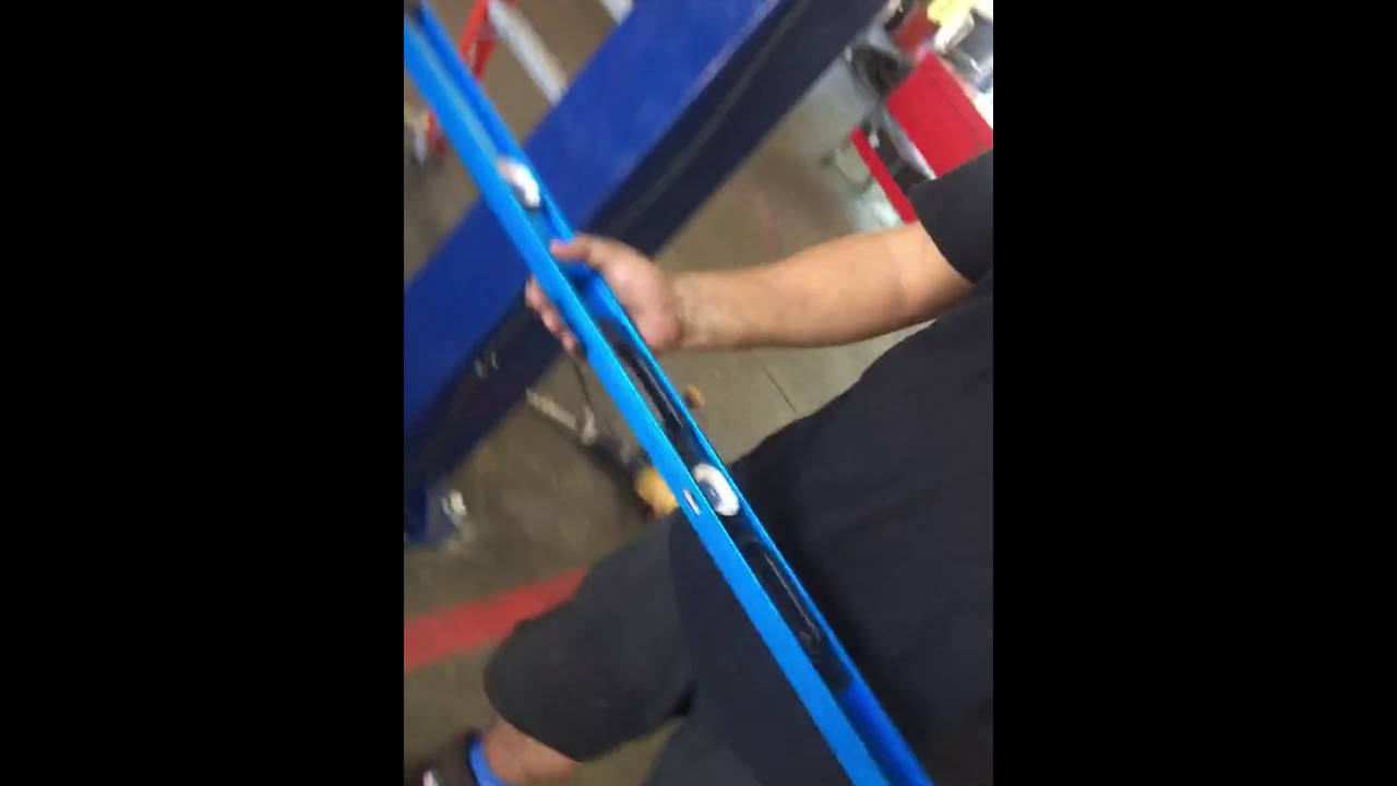 How to Shim an Automotive Lift - YouTube