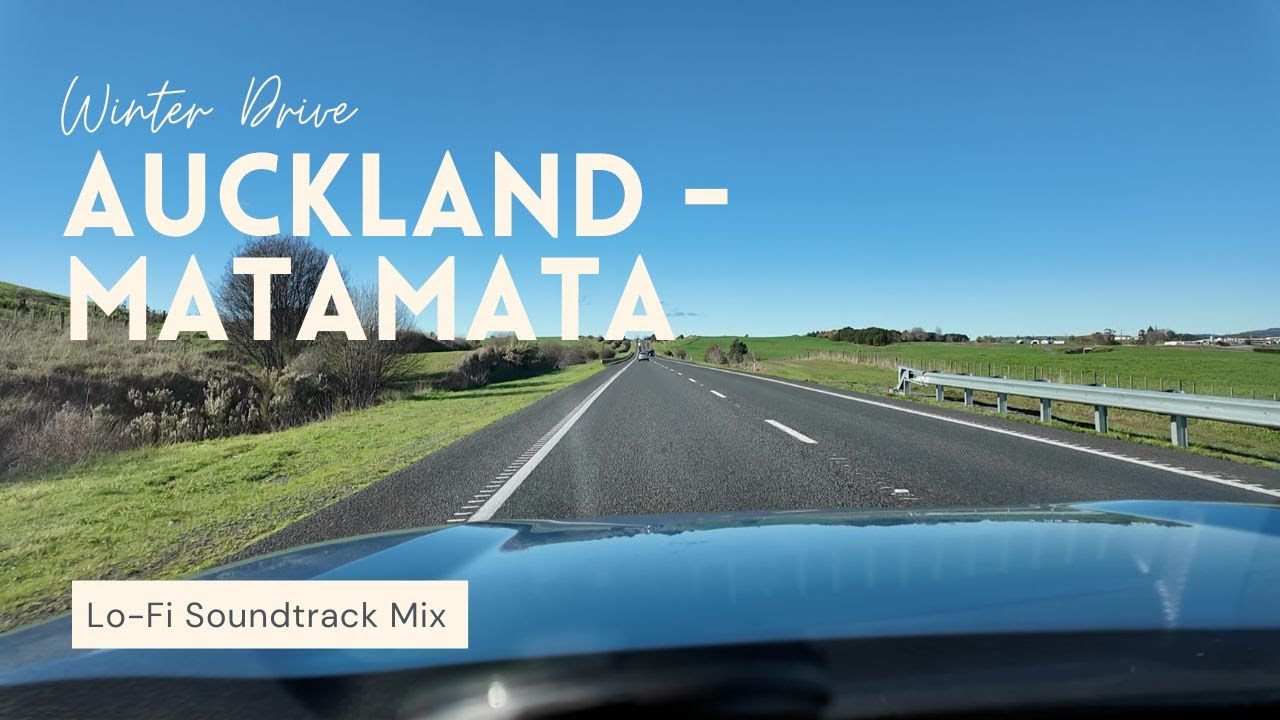 New Zealand - Scenic Full Drive - Auckland Airport to Matamata ...