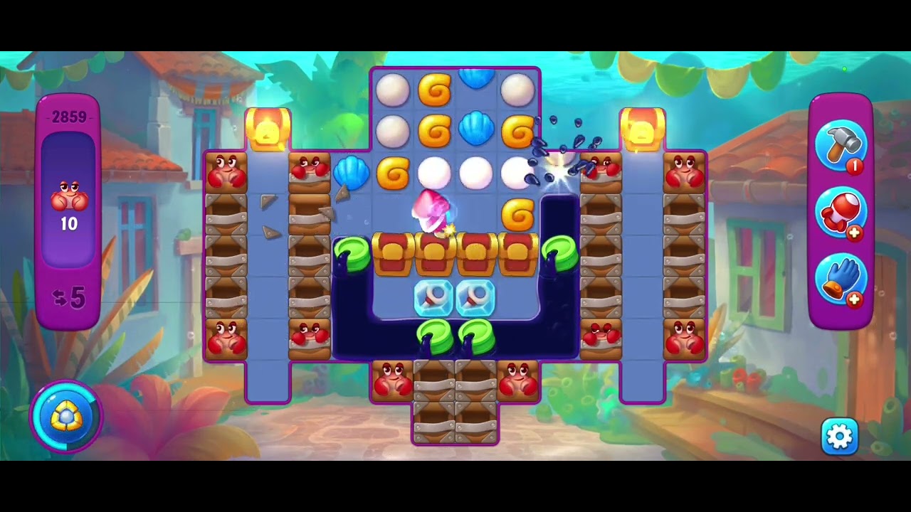 Fishdom gameplay level 2859 fail - YouTube